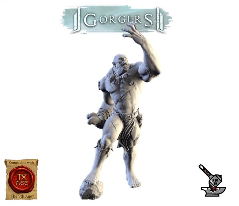 Gorger 2 Ogre (Cannibal) — Fantasy Workshop 3D
